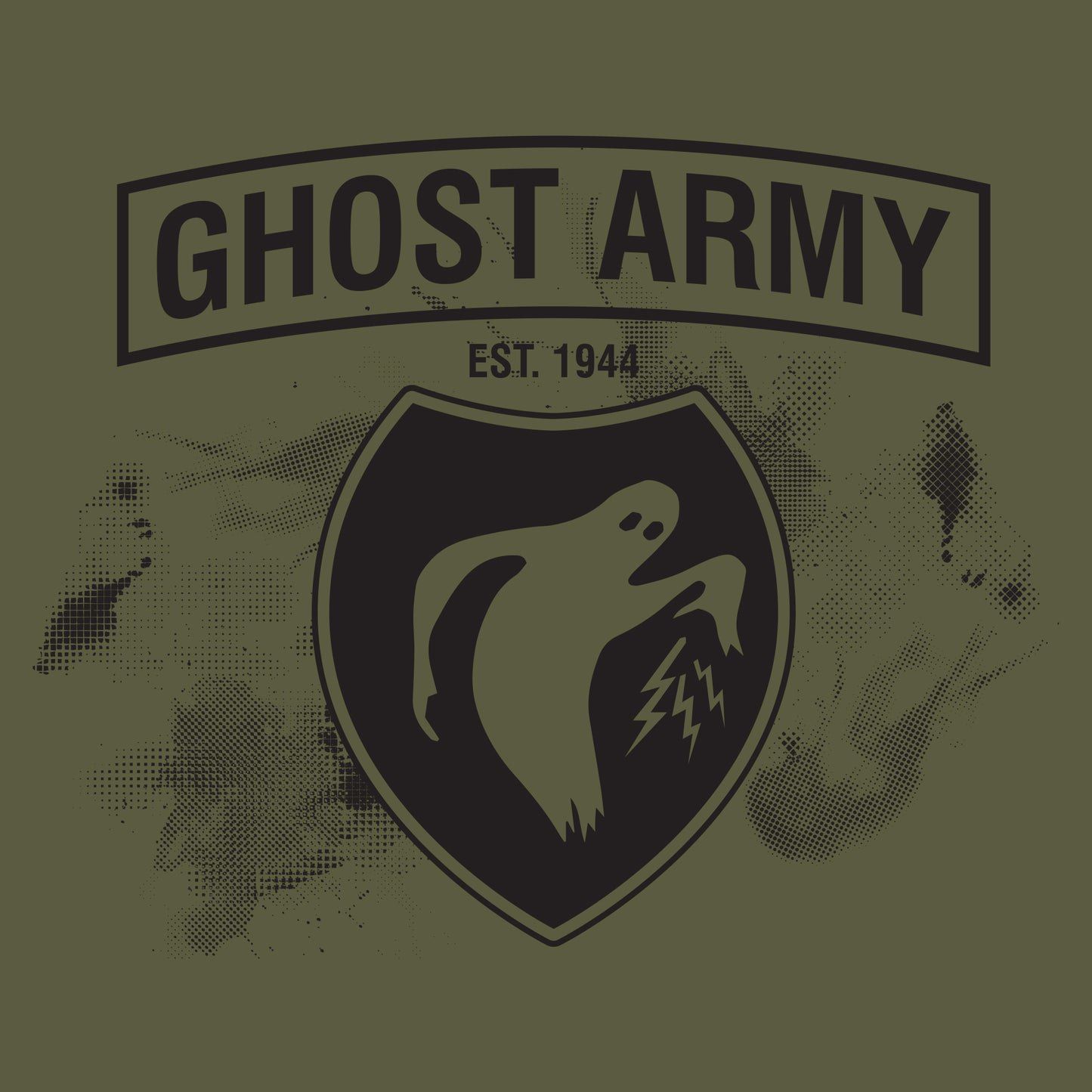 Grunt Style футболка Ghost Army (Military Green) - Maverick — брутальнi ...