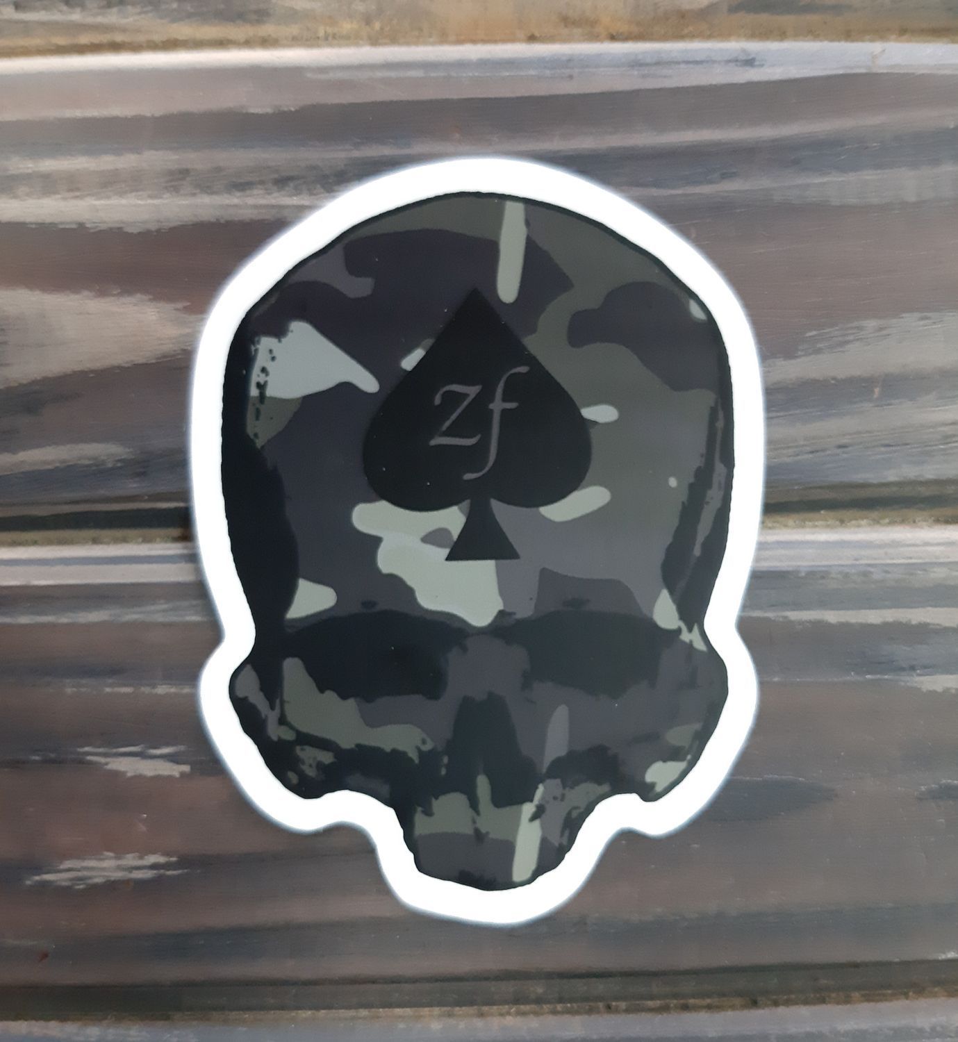 Zero Foxtrot стикер ZF Woodland Jungle - Maverick — брутальные мужские ...