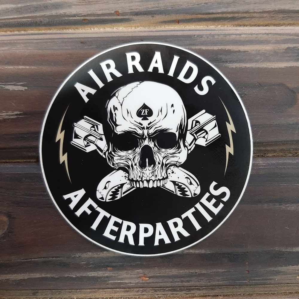 Zero Foxtrot стикер Afterparties - Maverick — брутальные мужские футболки