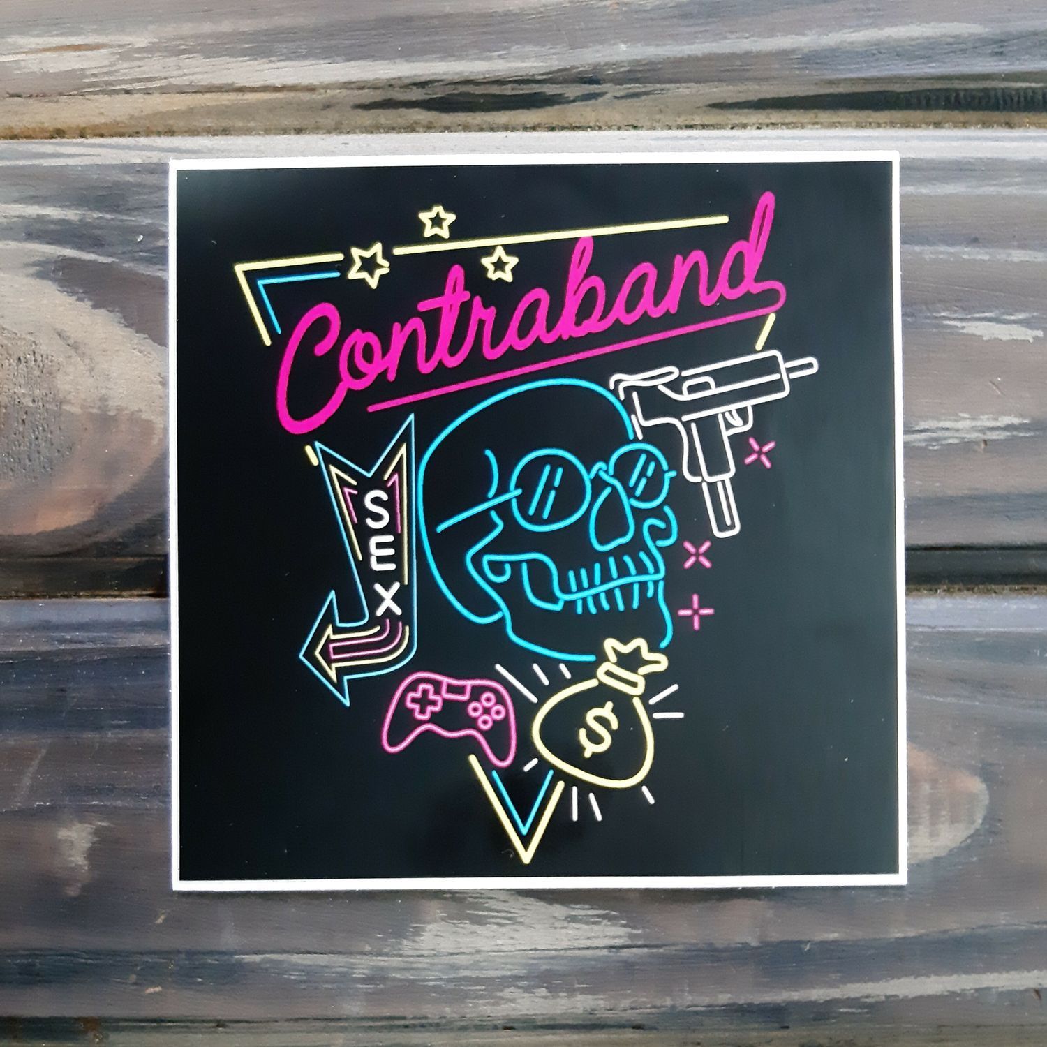 Zero Foxtrot стікер Contraband - Maverick — брутальнi чоловiчi футболки